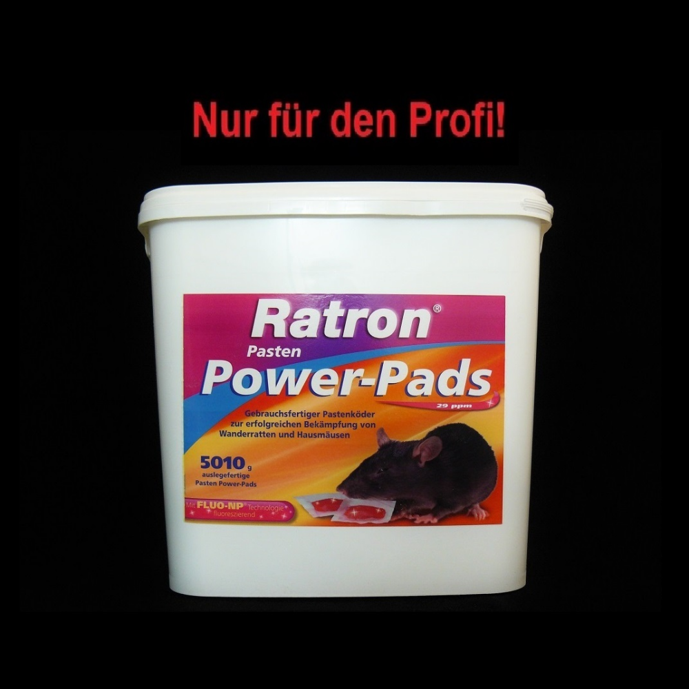 Ratron Pasten Power-Pads 29 ppm 5010 g Eimer | Rattengift, 104,79