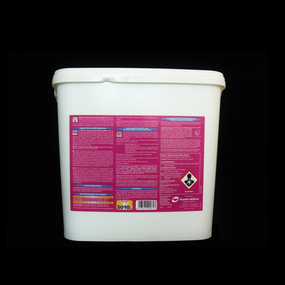 Ratron Pasten Power-Pads 29 ppm 5010 g Eimer | Rattengift, 104,79