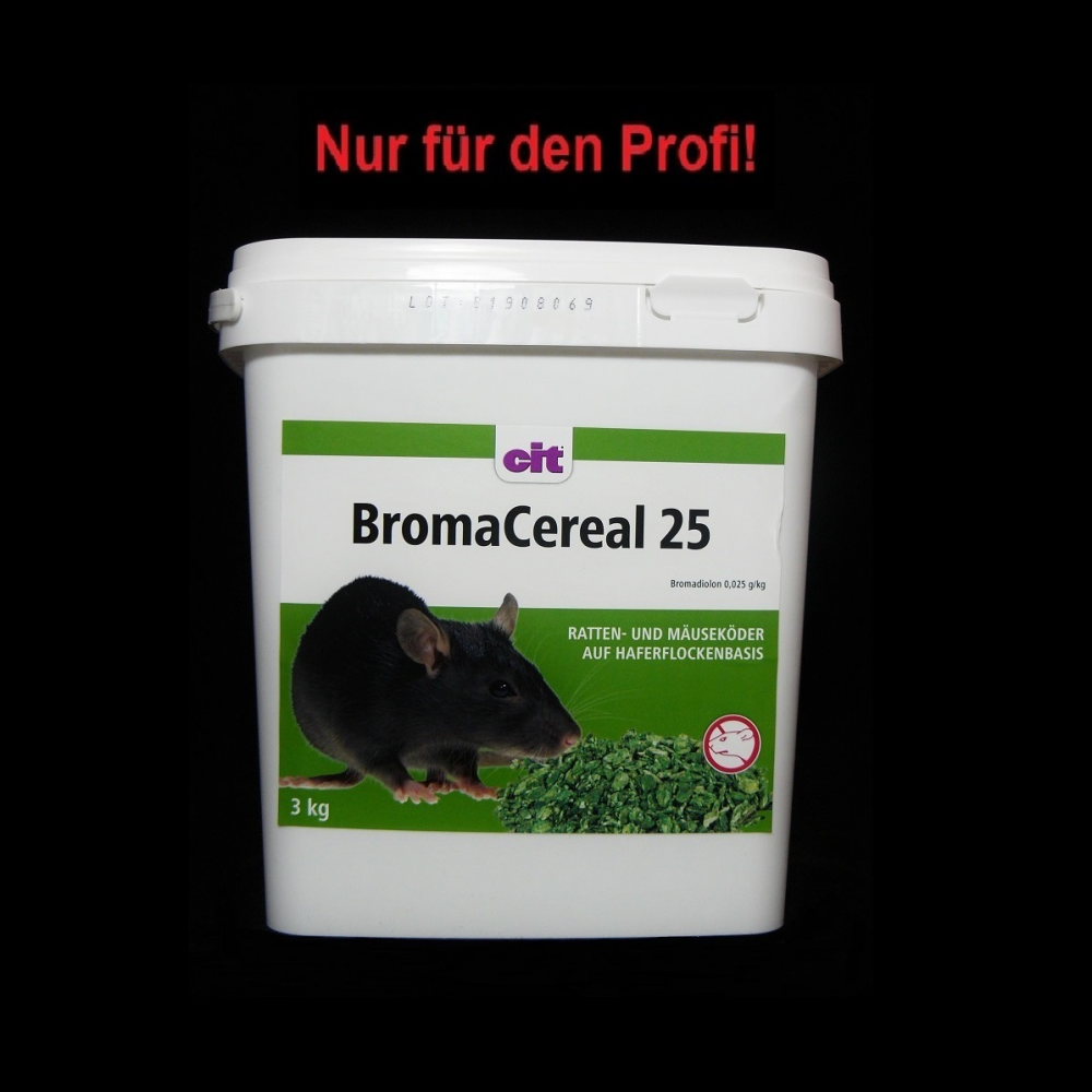 RatStop DF CEREALS 25 Difenacoum 3 kg | Rattengift, 33,99