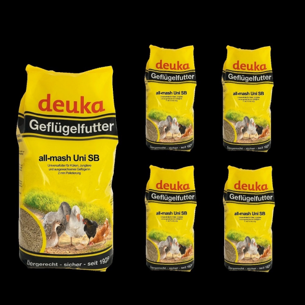 5 x deuka all-mash UNI 5 kg, 58,19