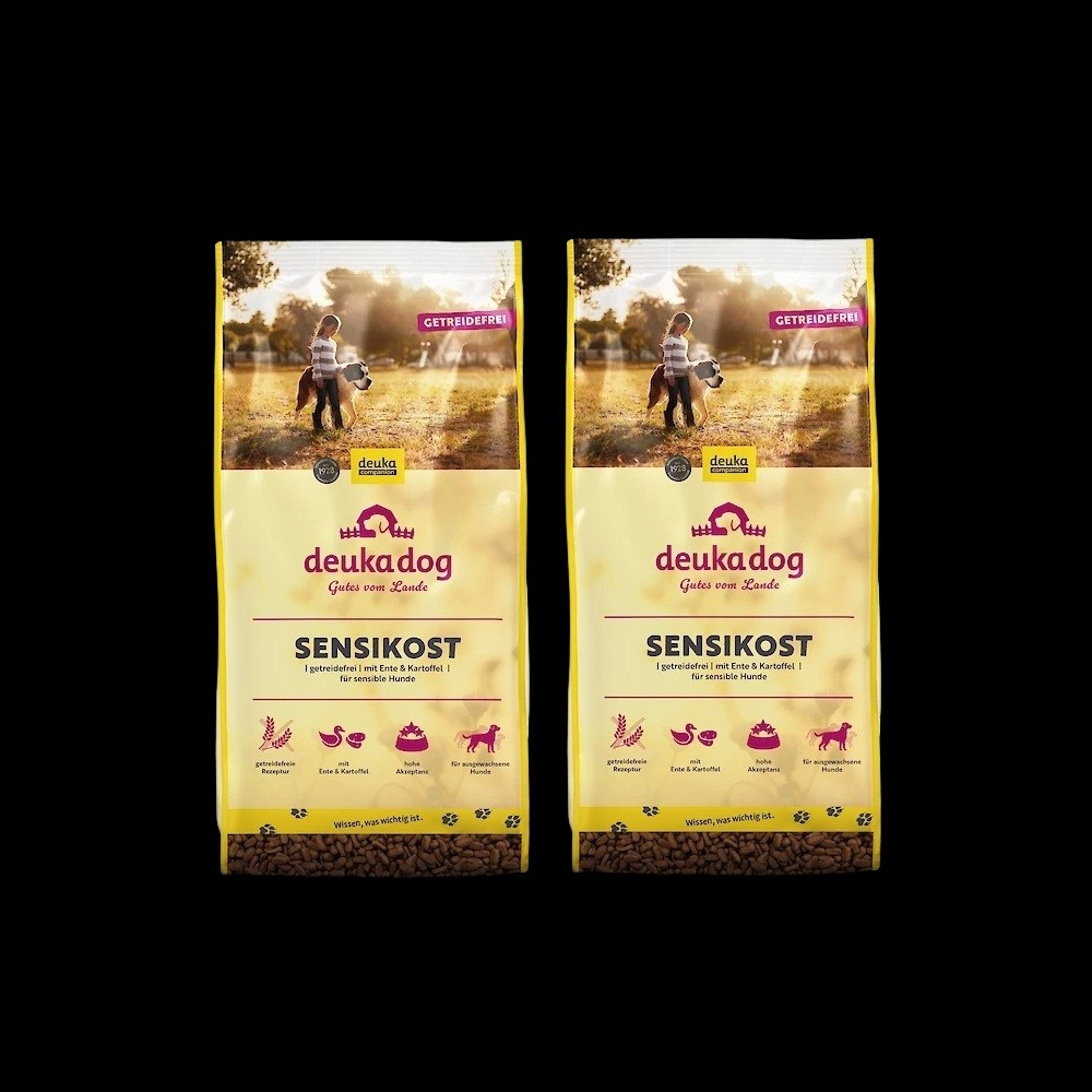 2 x deuka dog Sensikost 15 kg, 80,49