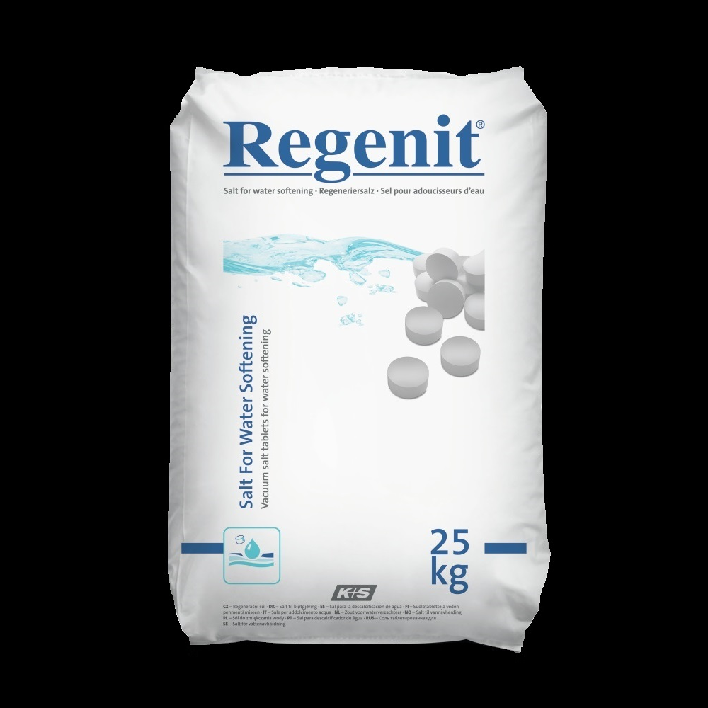 K+S REGENIT Siedesalz SALZTABLETTEN 25 kg Regeneriersalz Salztablette ...