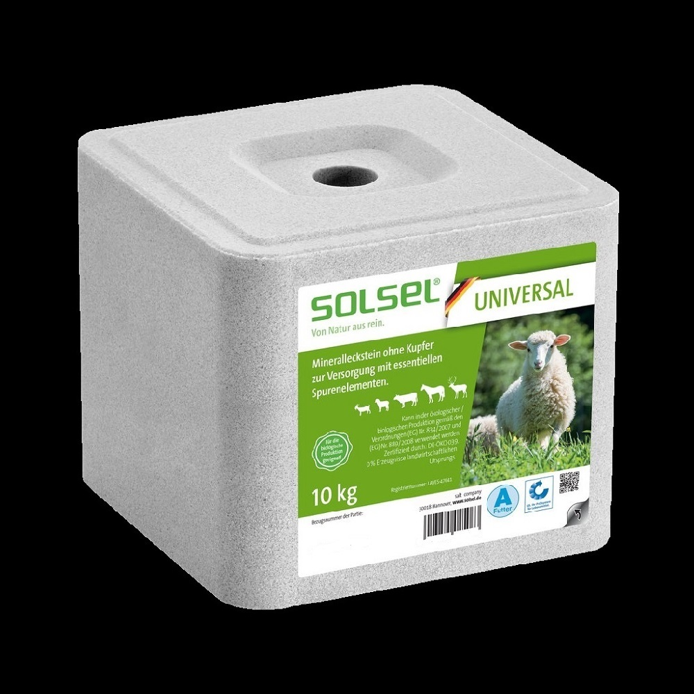 Solsel Mineralleckstein ohne Kupfer 10 kg, 11,09